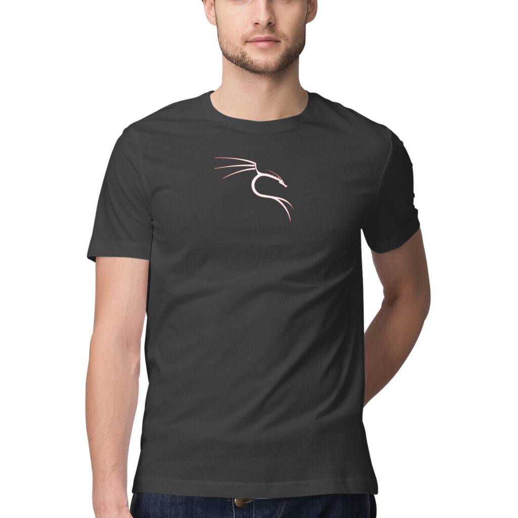 Kali Shadow Black Men's T-Shirt | Iconic Kali Linux Logo Tee